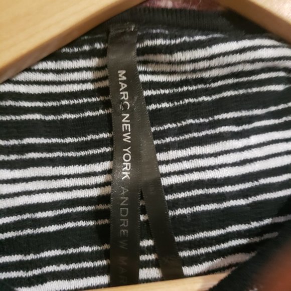 Andrew Marc | Dresses | Andrew Marc New York Black And White Mini Dress ...